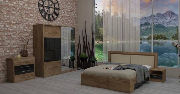 Спален комплект Дакота - Топ Цени | Мебели Онлайн Orhideamebel.com