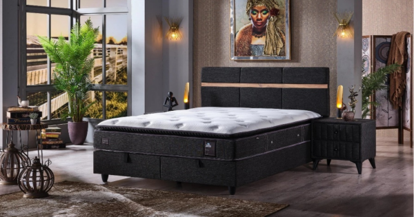 Боксспринг легло Roma с матрак - Топ Цени | Мебели Онлайн Orhideamebel.com