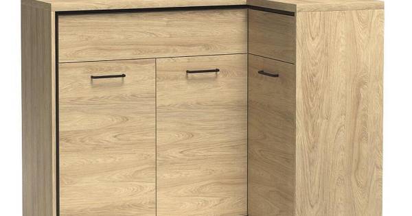 Ъглов скрин Mediolan M-15 - Топ Цени | Мебели Онлайн Orhideamebel.com