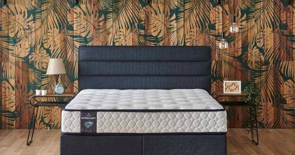 Тапицирано легло Hypersoft - Топ Цени | Мебели Онлайн Orhideamebel.com