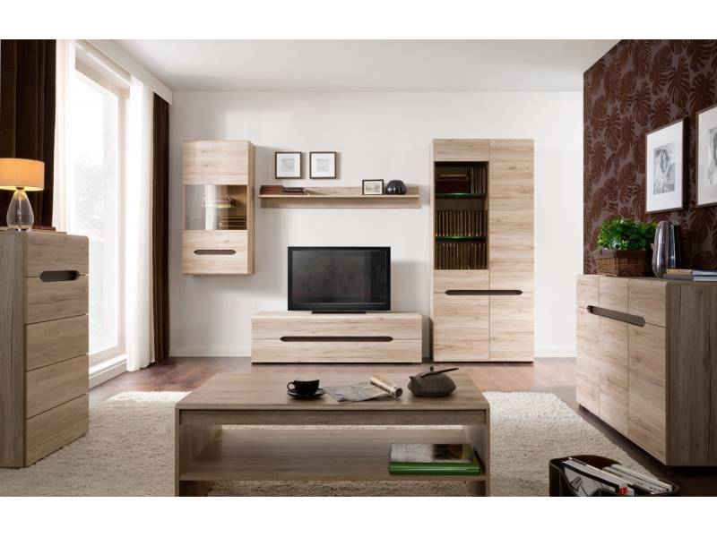 Витринен шкаф ELPASSO REG1W3D/14/9 - Топ Цени | Мебели Онлайн Orhideamebel.com