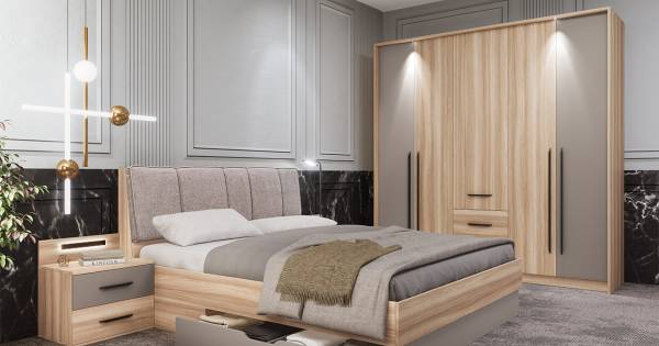 Спален комплект Mikaela - Топ Цени | Мебели Онлайн Orhideamebel.com