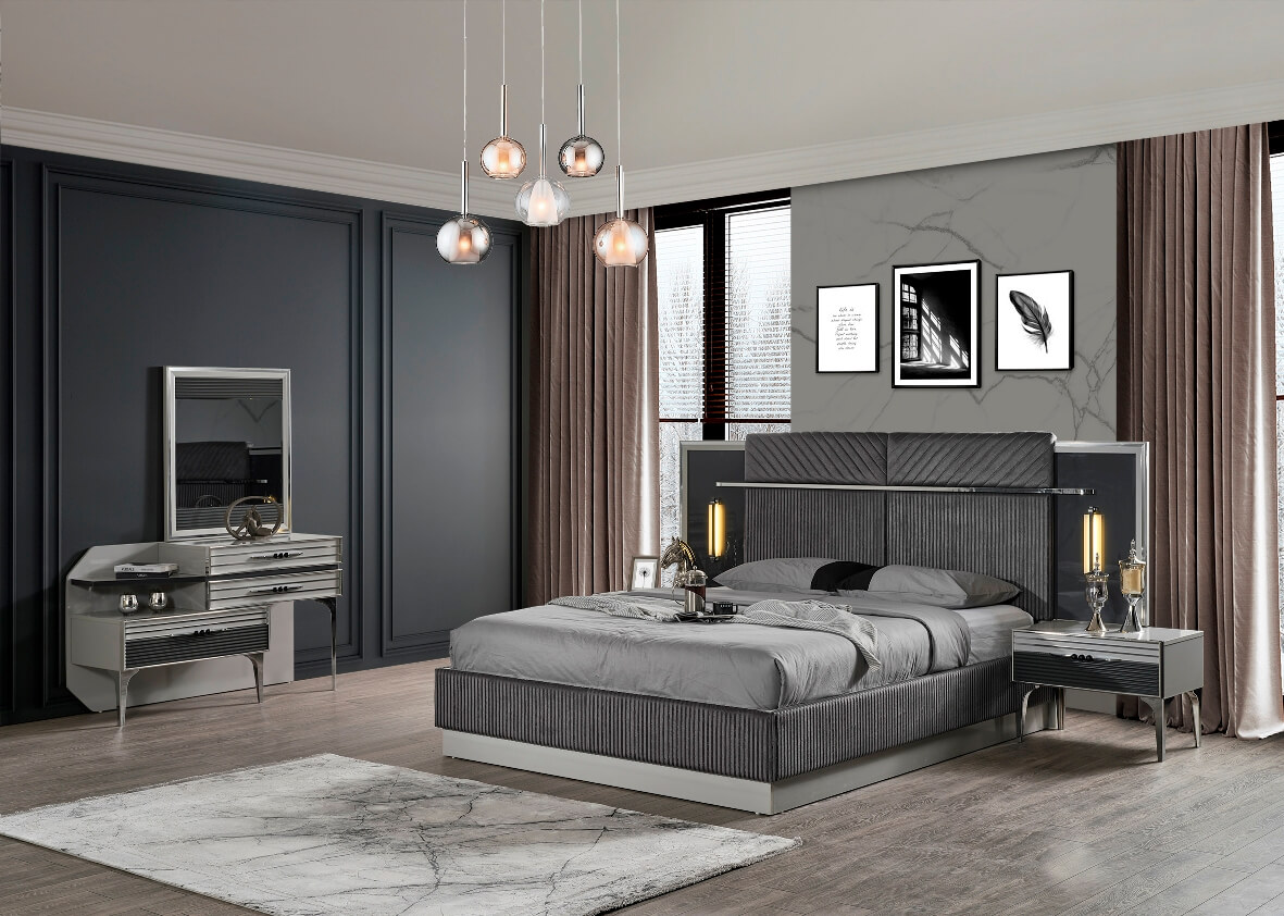 Спален комплект Meric - Топ Цени | Мебели Онлайн Orhideamebel.com