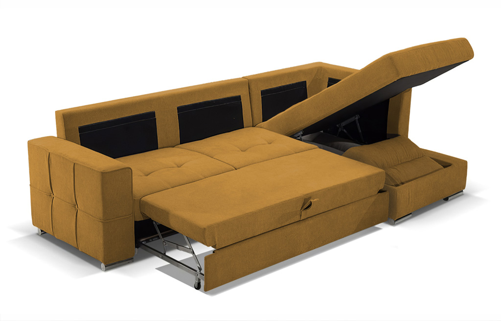 Ъглов разтегателен диван Lisabon 027М/062К - Топ Цени | Мебели Онлайн Orhideamebel.com