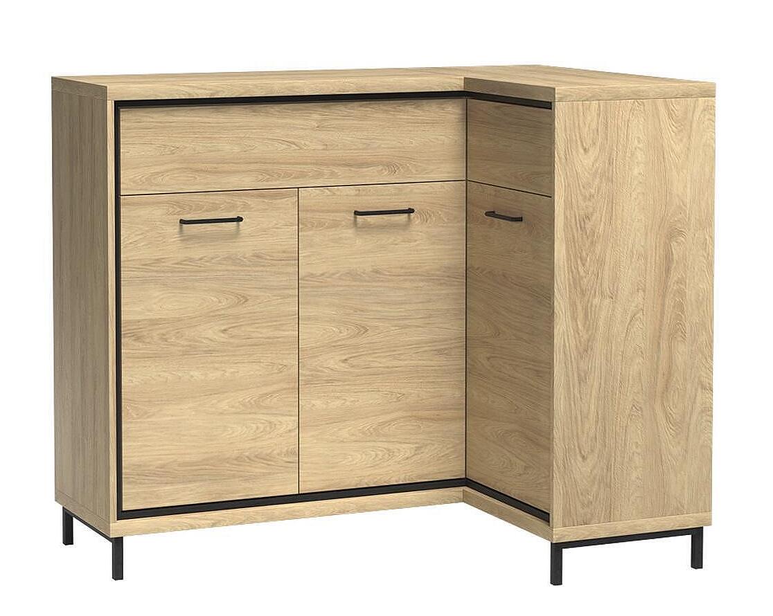 Ъглов скрин Mediolan M-15 - Топ Цени | Мебели Онлайн Orhideamebel.com