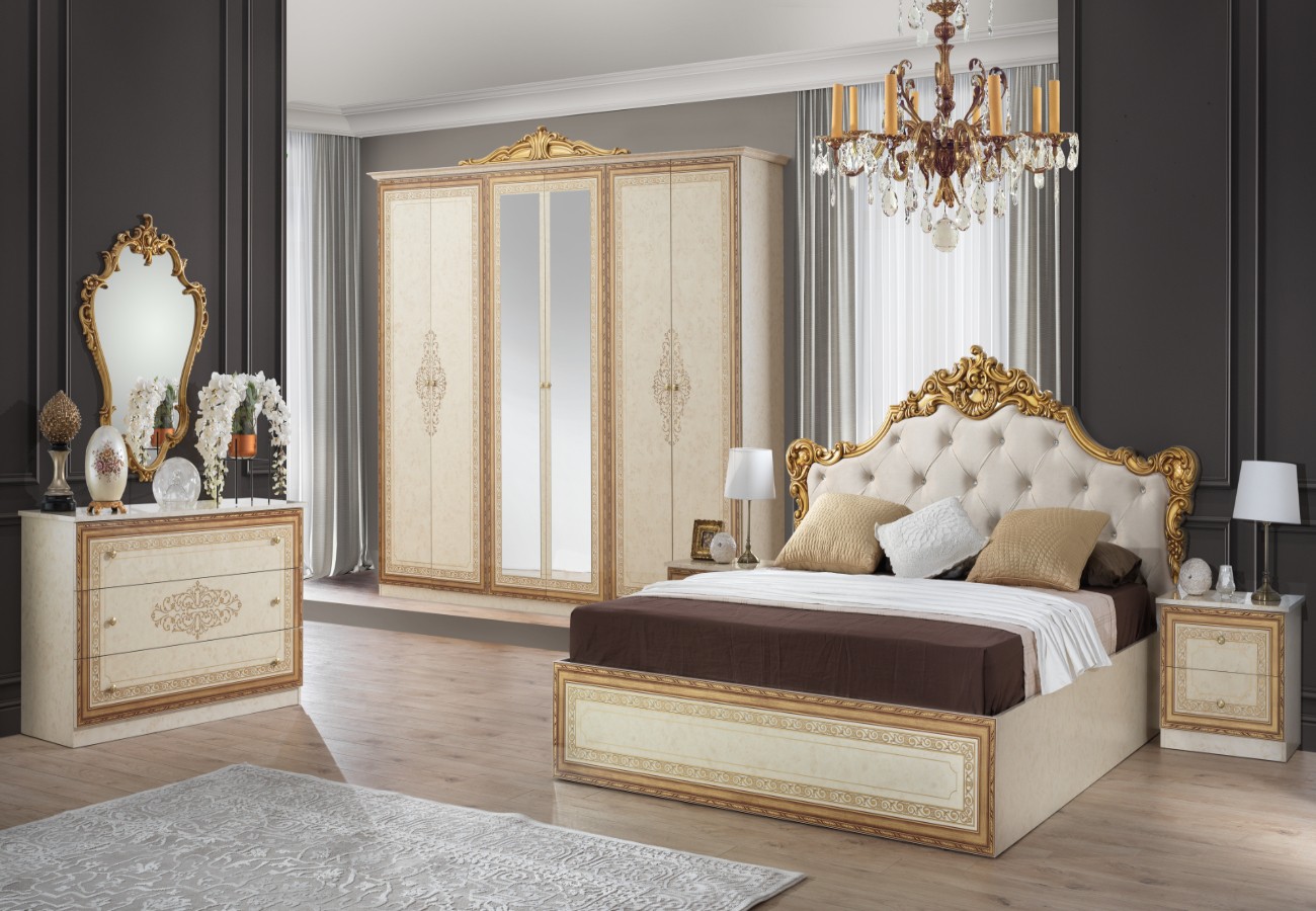 Италиански спален комплект Anete - Топ Цени | Мебели Онлайн Orhideamebel.com