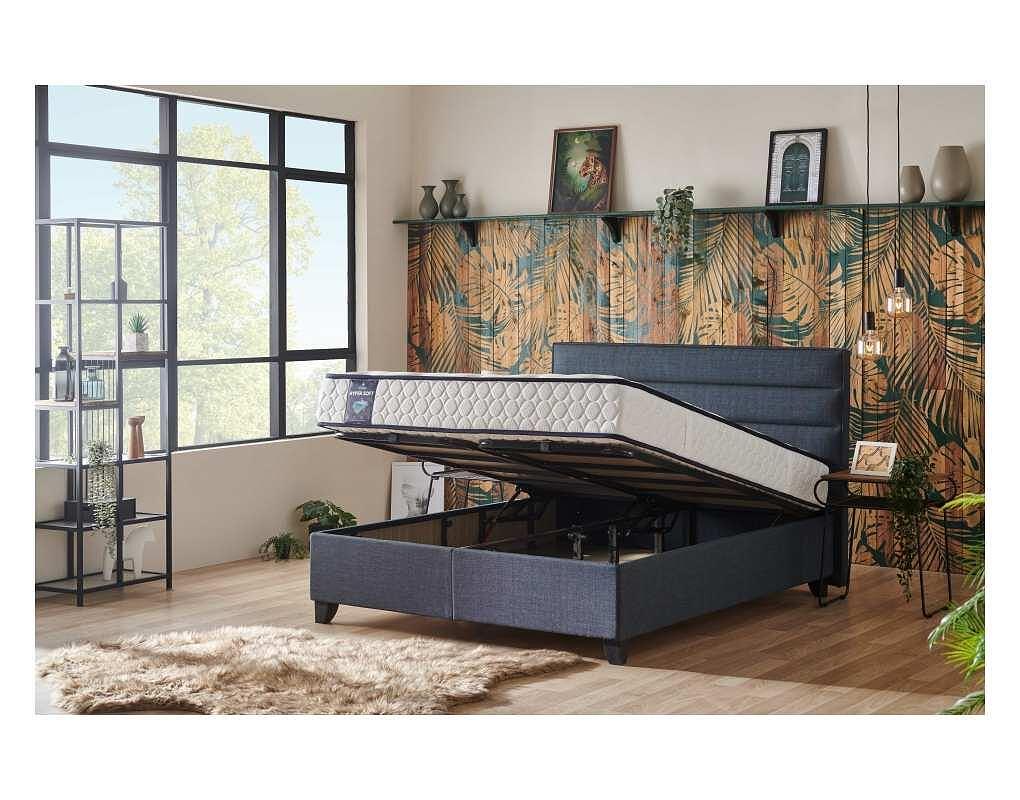 Тапицирано легло Hypersoft - Топ Цени | Мебели Онлайн Orhideamebel.com