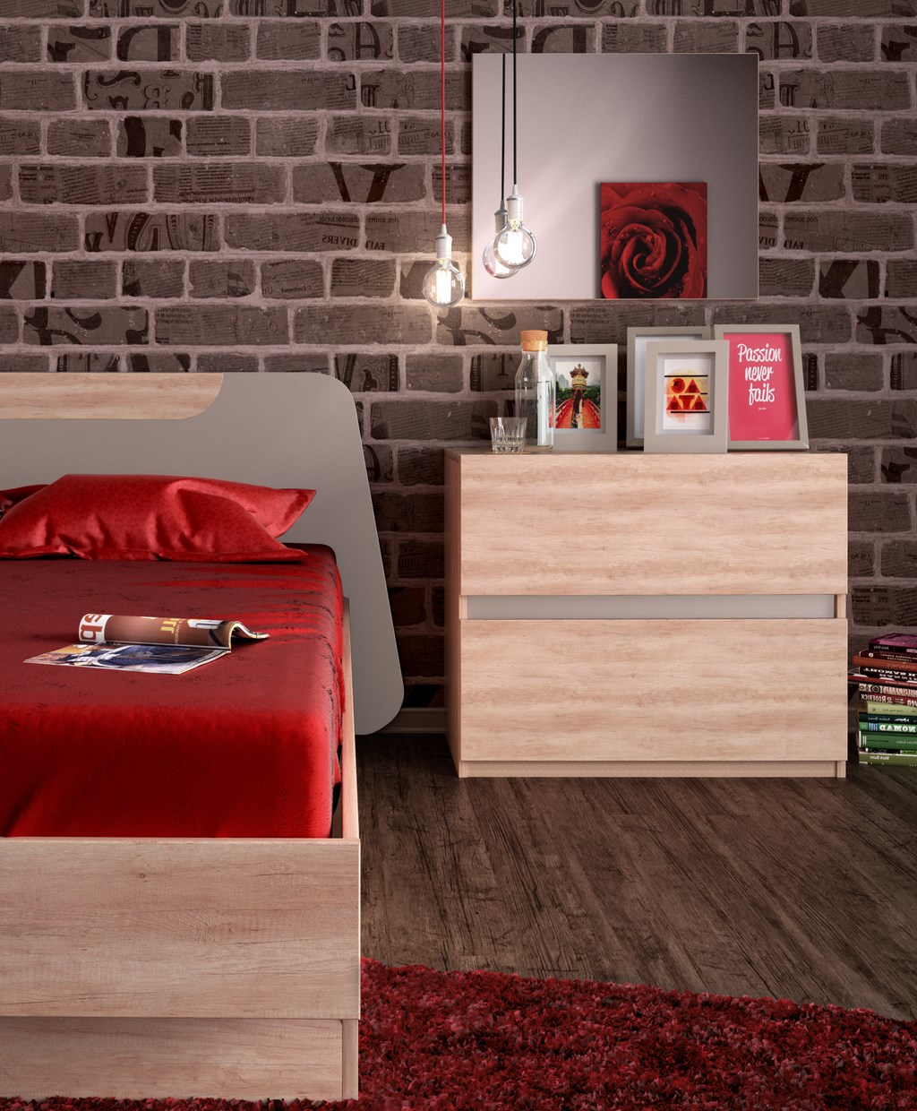 Легло Лорена - Топ Цени | Мебели Онлайн Orhideamebel.com