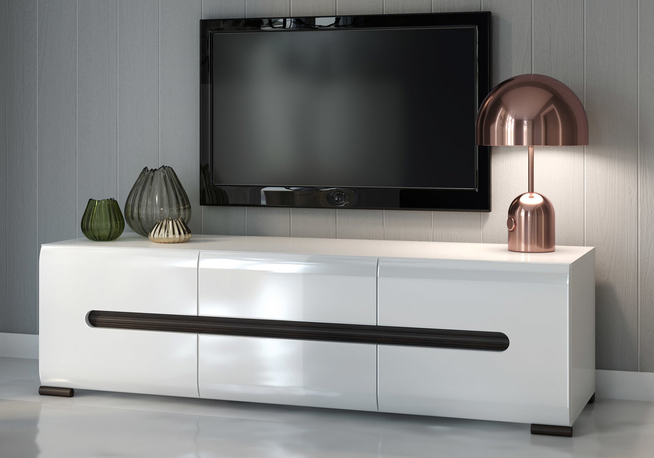 ТВ шкаф с плавно затваряне AZTECA TRIO RTV2D2S/4/15 - Топ Цени | Мебели Онлайн Orhideamebel.com